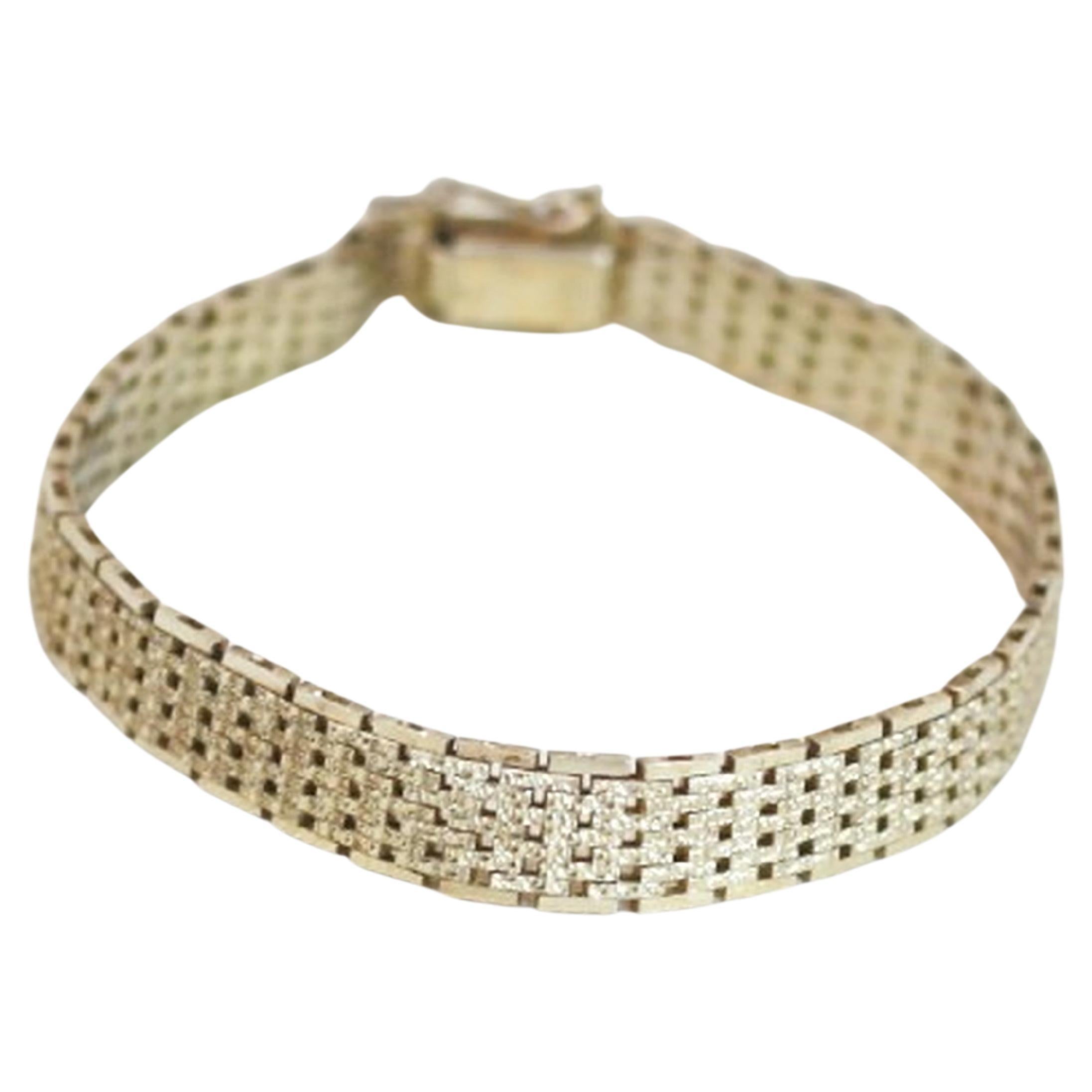 Scandinavian Modern Bracelet Caged Crystal Peter Von Post, 1971 ...