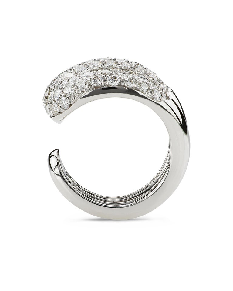18 Carat White Gold, Legami Ring with Diamonds, Leonori Jewel For Sale ...