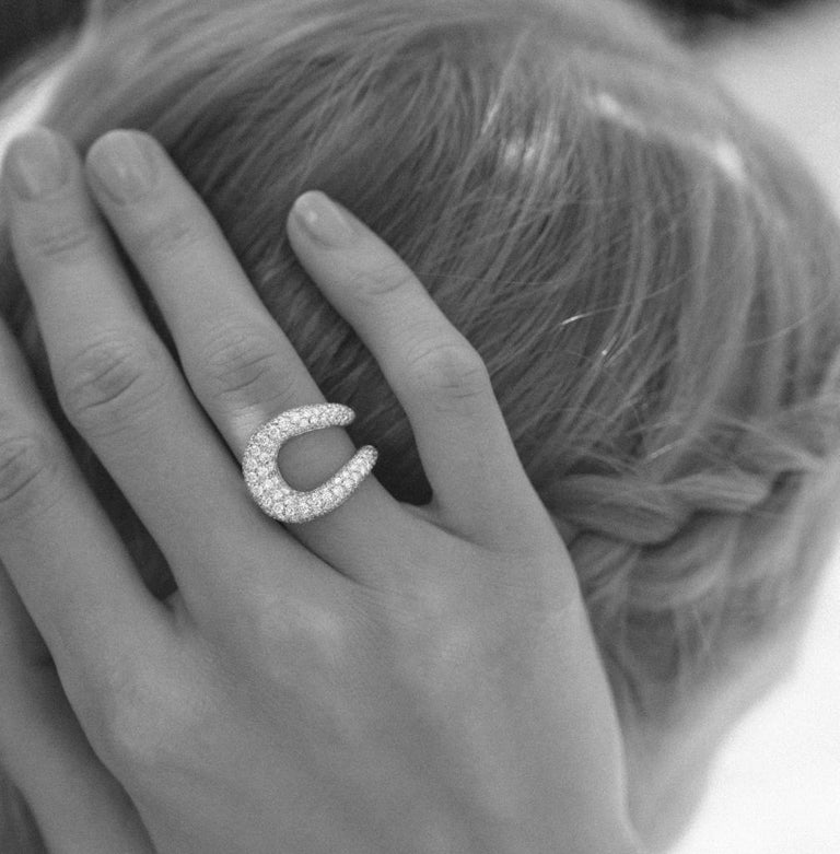 18 Carat White Gold, Legami Ring with Diamonds, Leonori Jewel For Sale ...