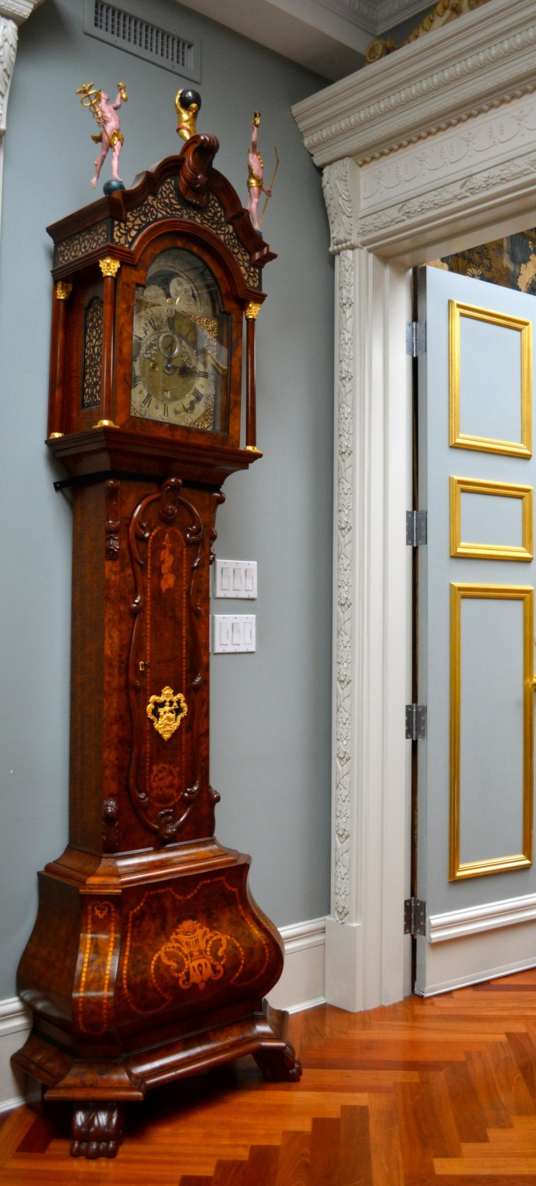 18th Century Dutch 'Utrecht' Longcase or Grandfather Clock by W.V ...