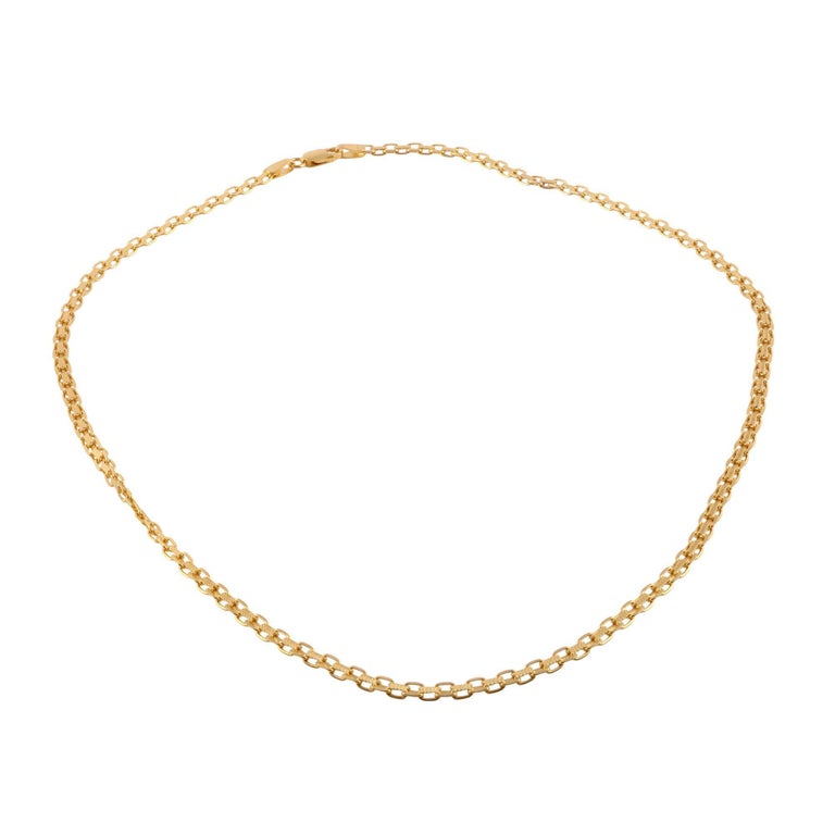 18 Inch 14K Yellow Gold Chain For Sale at 1stDibs