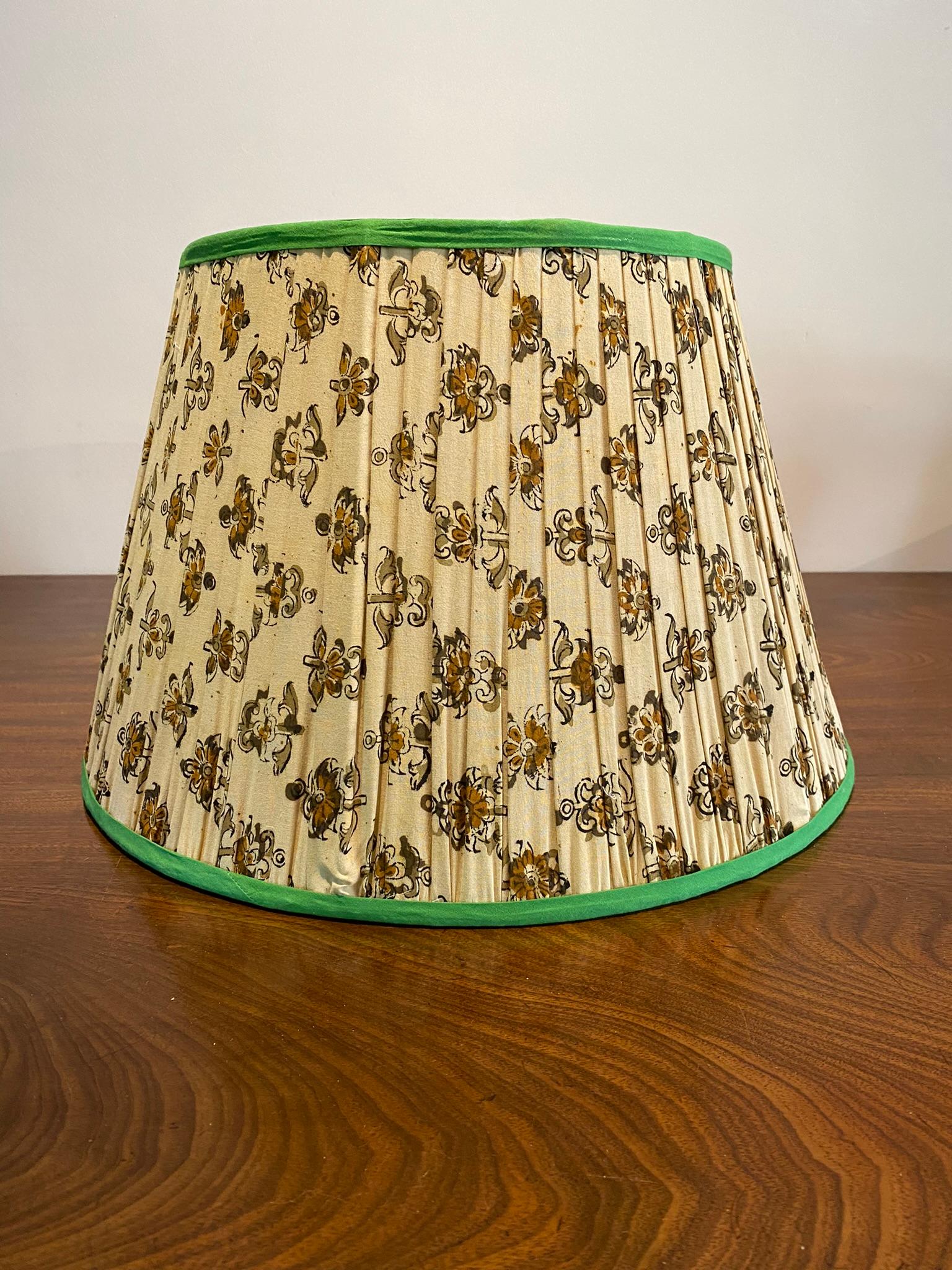 Indian Sari Lampshade with Duplex Fitting For Sale at 1stDibs