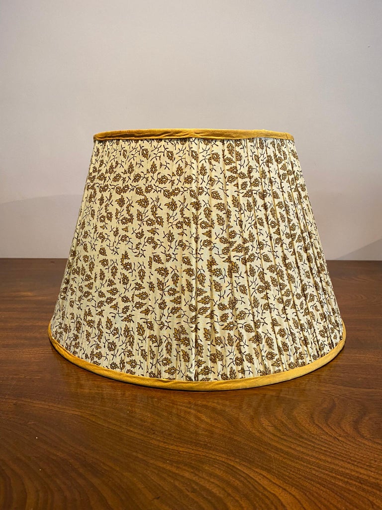 18” Indian Sari Lampshade with Duplex Fitting For Sale at 1stDibs