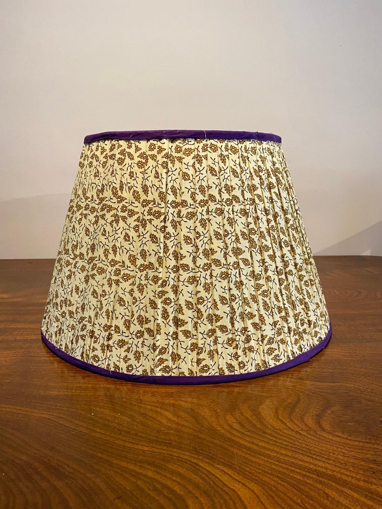 Indian Sari Lampshade with Duplex Fitting For Sale at 1stDibs