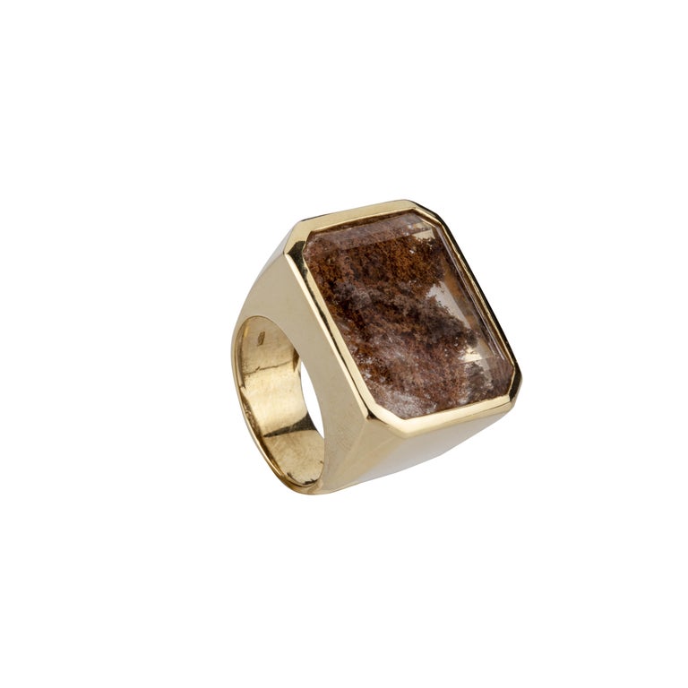 18 K Gold Chevalier Ring For Sale at 1stDibs