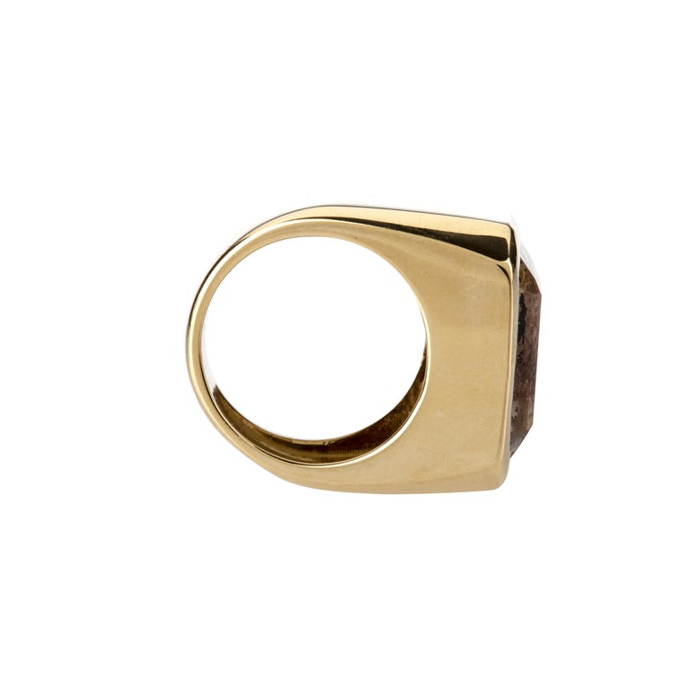 18 K Gold Chevalier Ring For Sale at 1stDibs