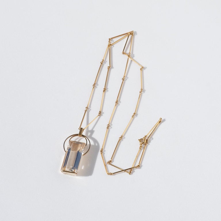 18 K Gold Necklace Made in Stockholm Sweden, 1945 For Sale at 1stDibs