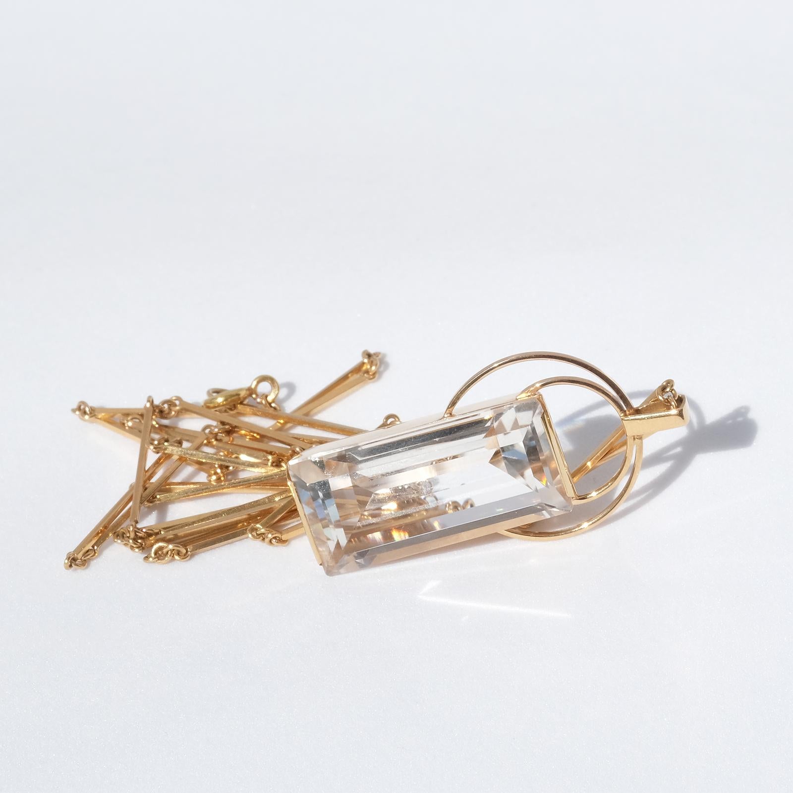 18 K Gold Necklace Made in Stockholm Sweden, 1945 For Sale at 1stDibs ...