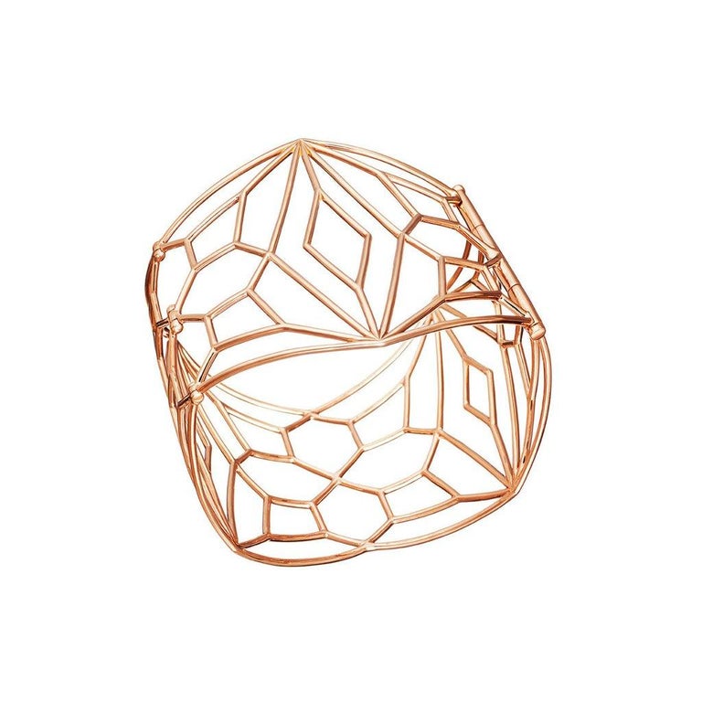 18 k Rose Gold Pink Gold Bangle For Sale at 1stdibs