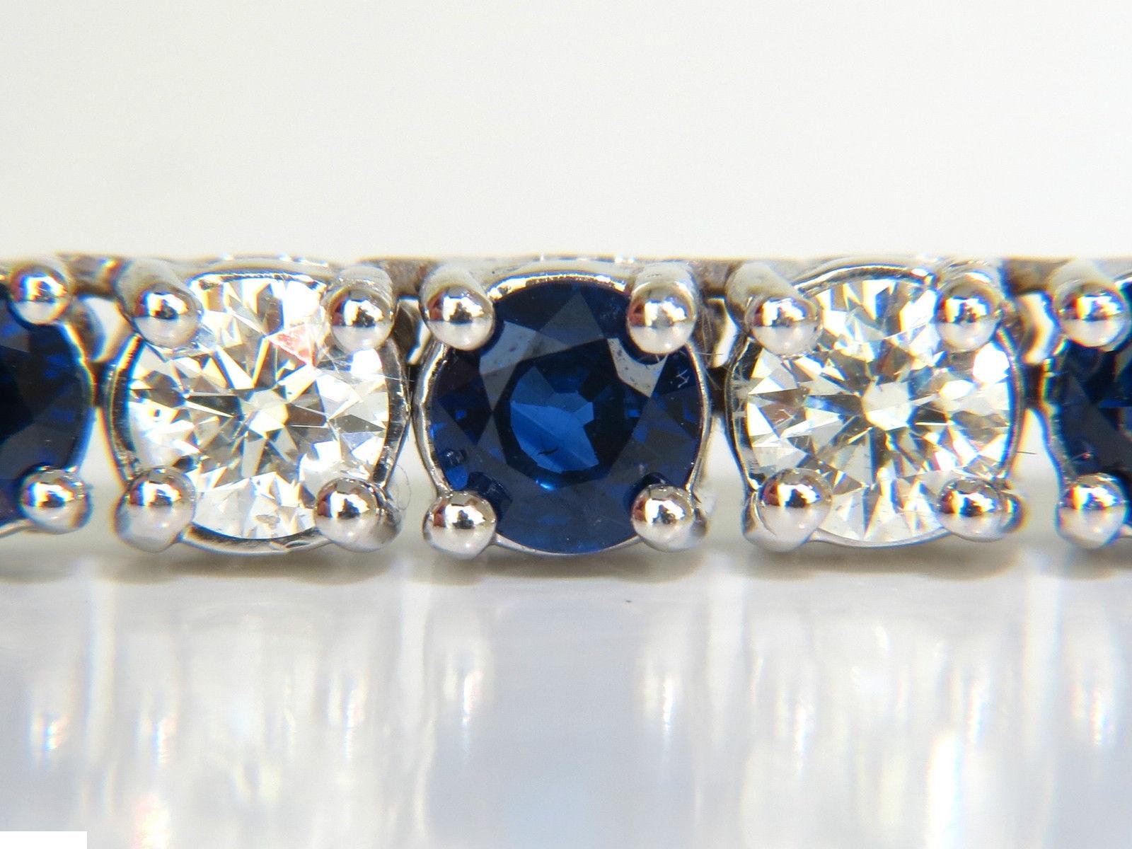 18 Karat 33.68 Carat Natural Top Gem Sapphire Diamond Necklace Best ...