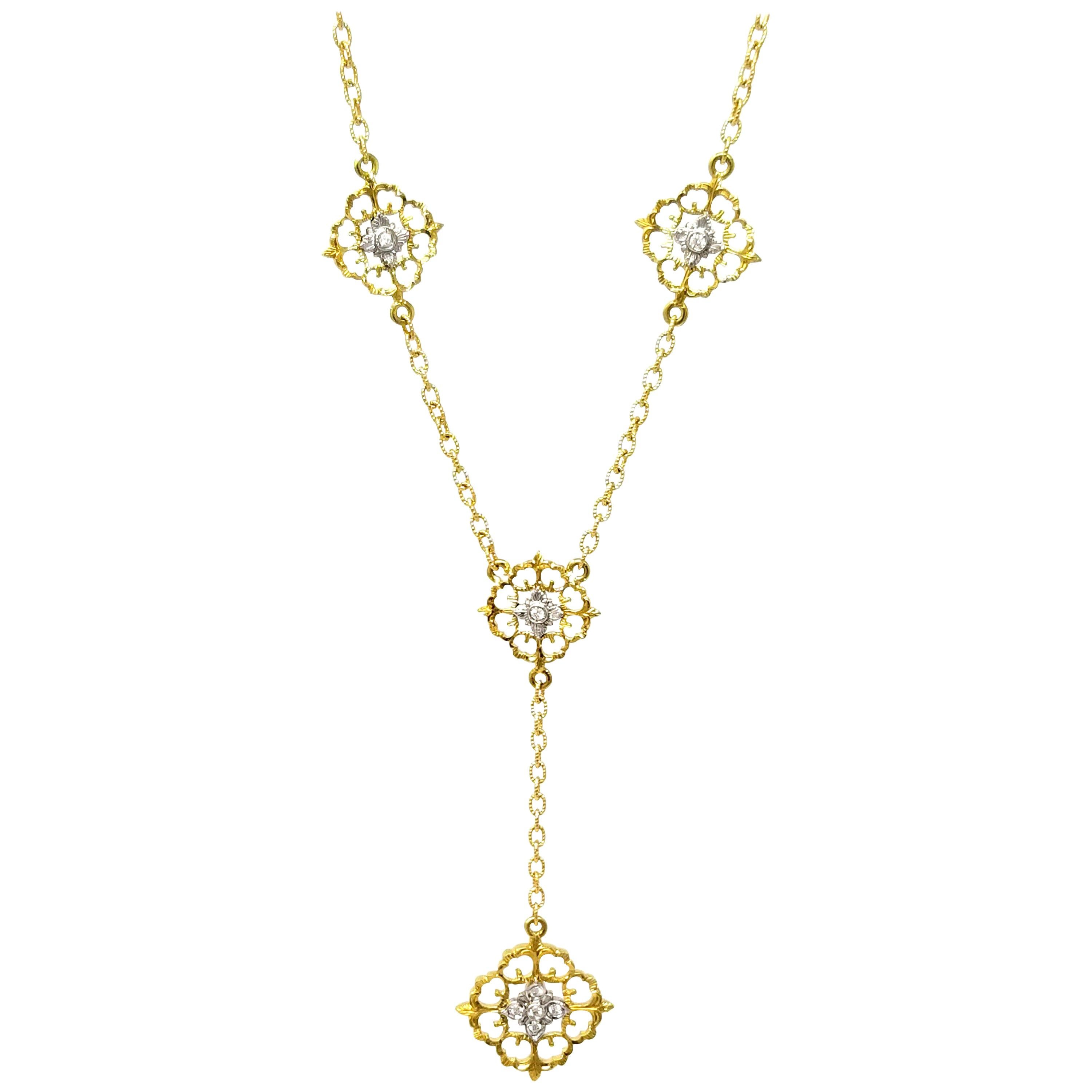 18kt and Diamond Andrea Bangle, Handmade and Engraved in Florence ...