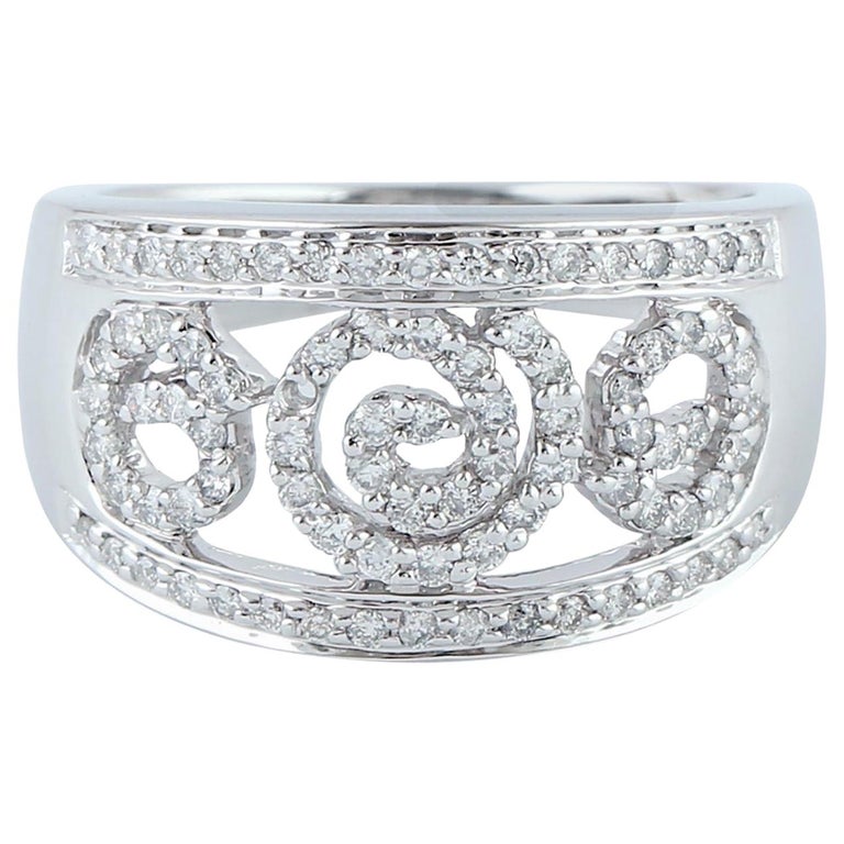 18 Karat Gold Diamond Engagement Ring For Sale (Free Shipping) at 1stDibs