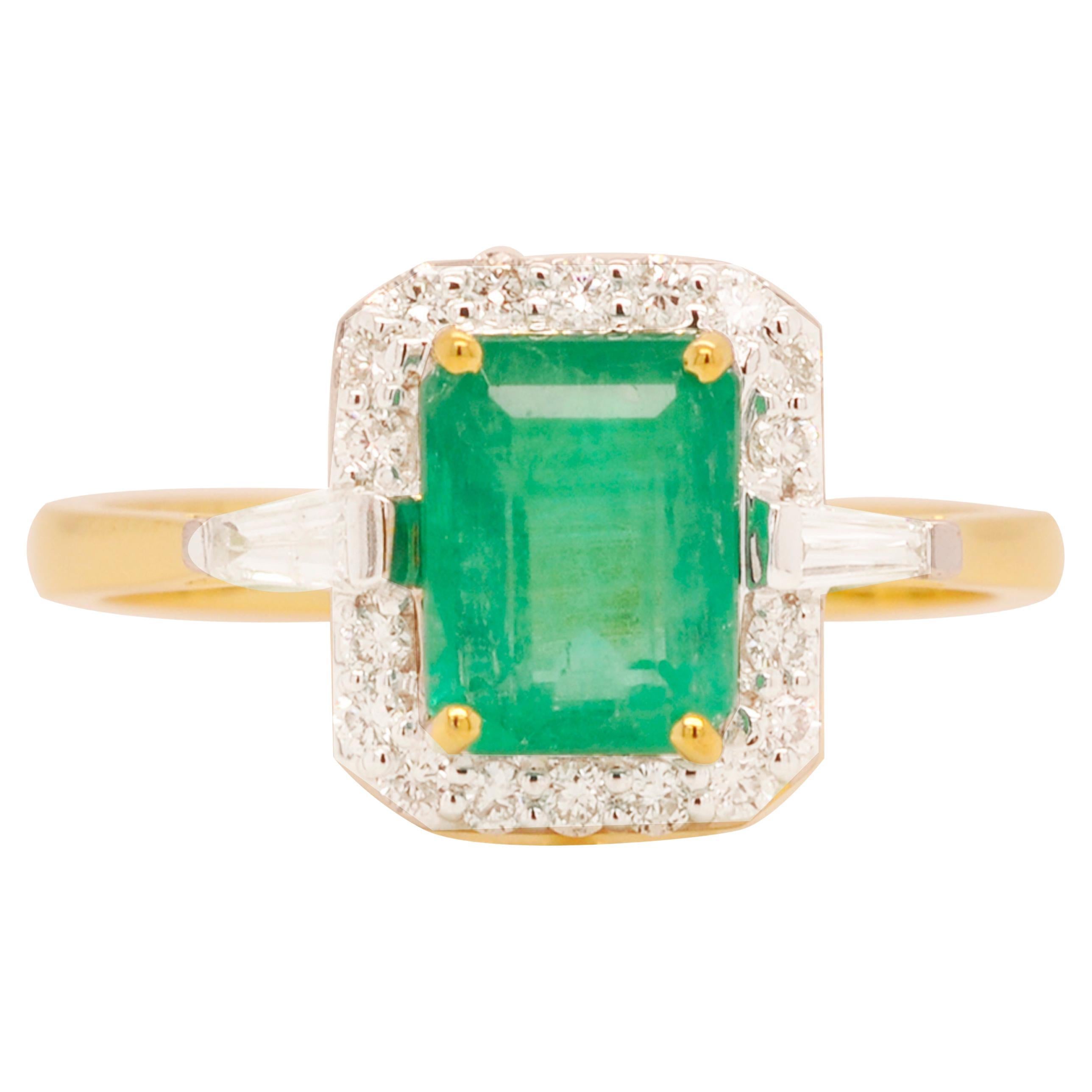 Extraordinary Emerald Cut Diamond Ring at 1stDibs