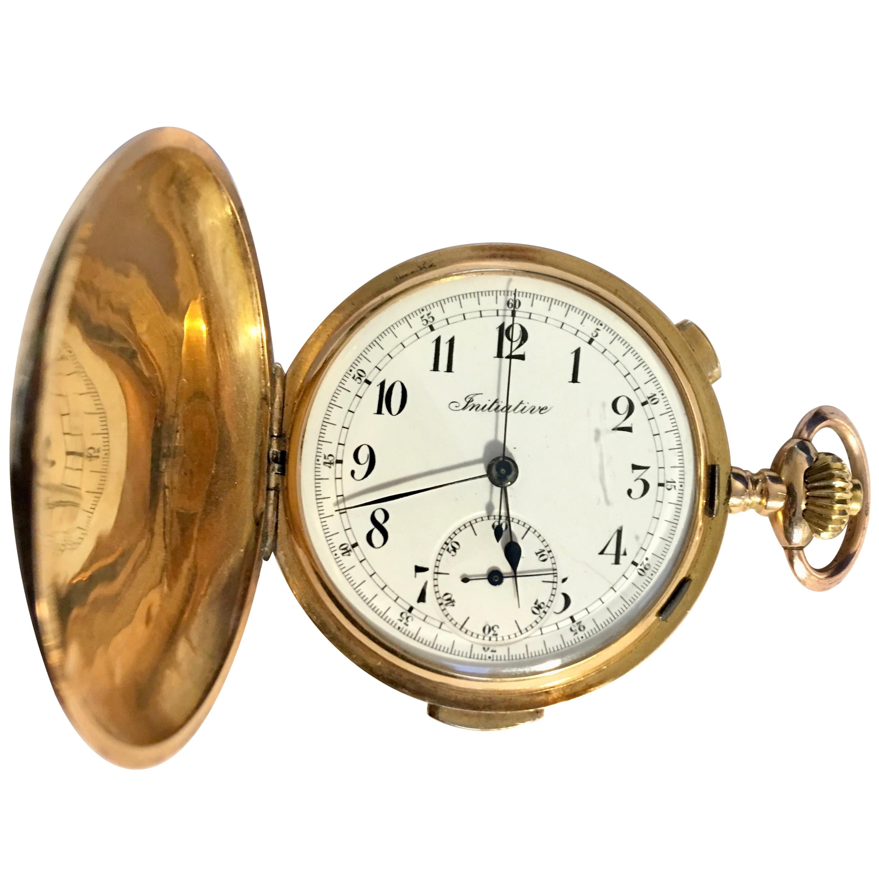 Audemars Frères Gold Split Second Chronograph Quarter Repeater at 1stDibs