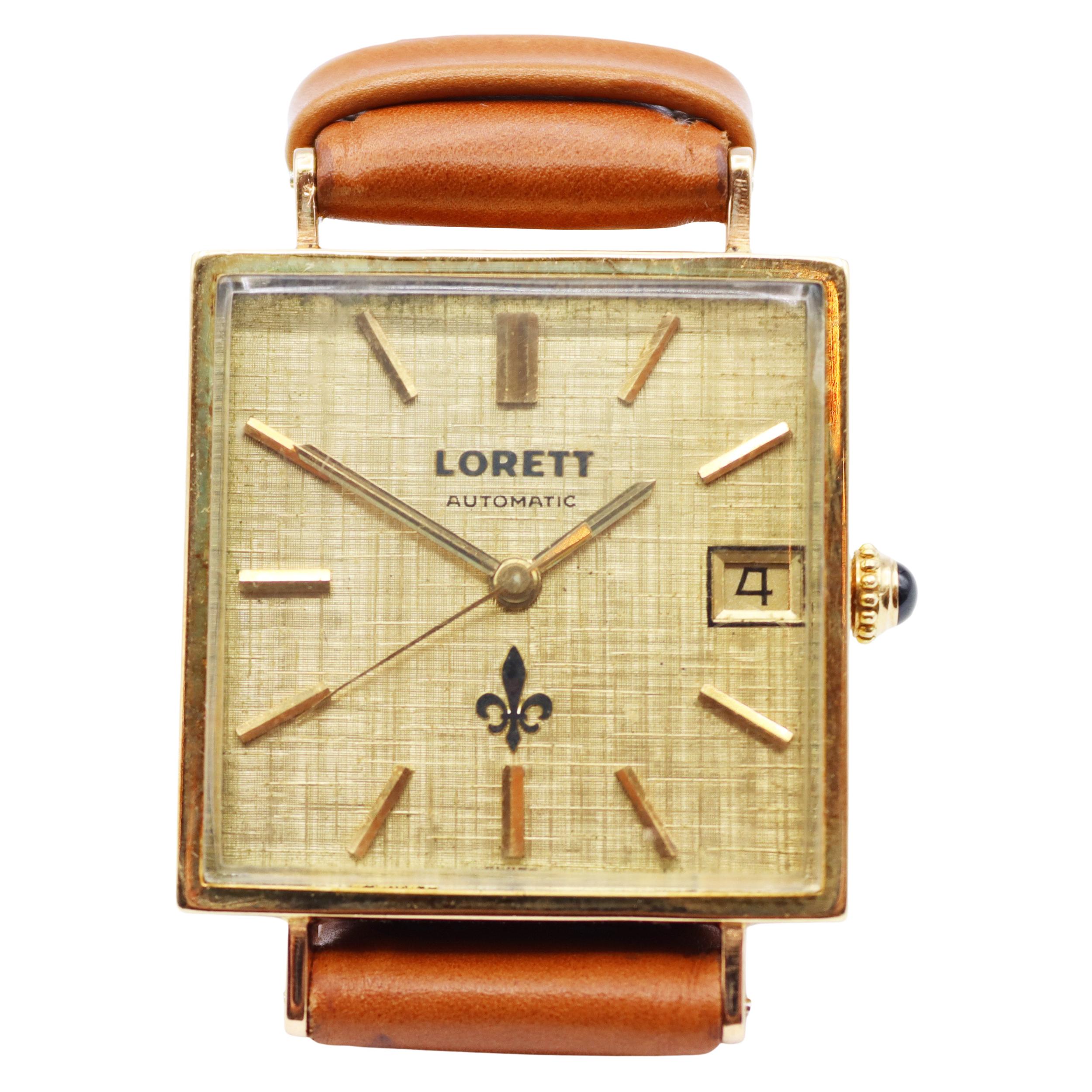 Movado Gold "Calendomatic" Wristwatch circa 1950s at 1stDibs