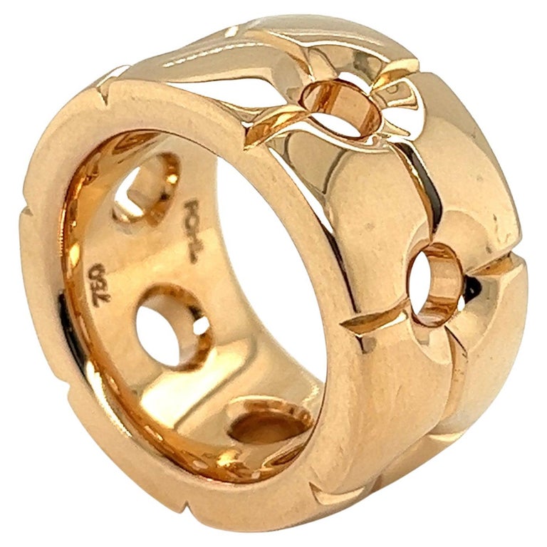 18 Karat Pink Gold Band Ring by Jochen Pohl For Sale at 1stDibs