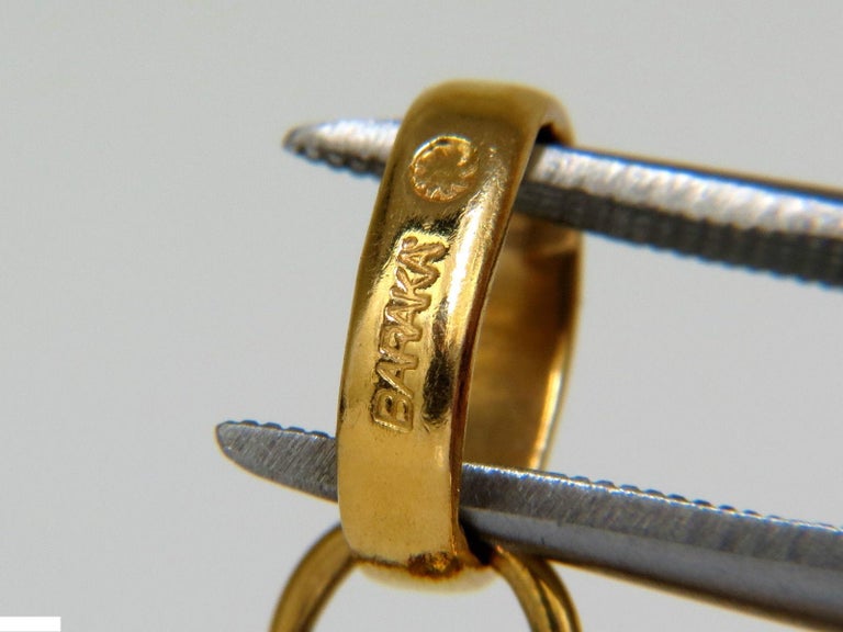 18 Karat Rare Designer "Baraka" Split Cross Pendant at 1stDibs | baraka ...