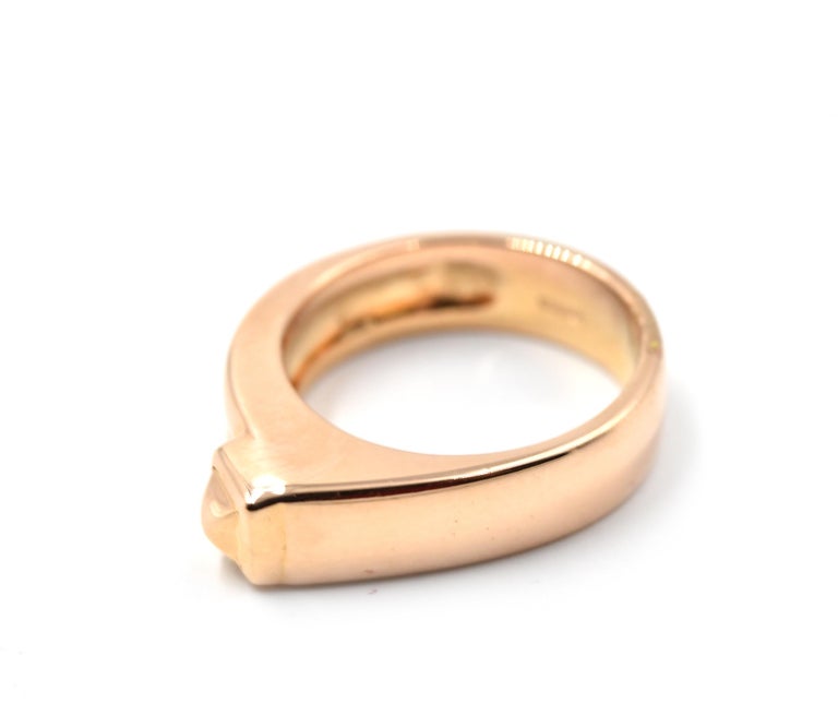 18 Karat Rose Gold Geometric Stackable Band For Sale (Free Shipping) at ...