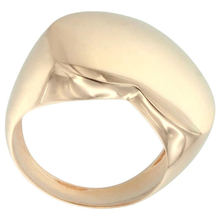 18 Karat Rose Gold Ring For Sale at 1stDibs