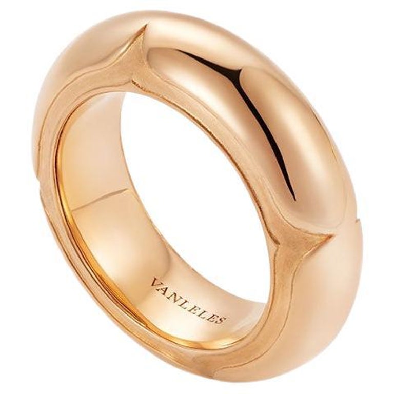 18 Karat Rose Gold Ring For Sale at 1stDibs
