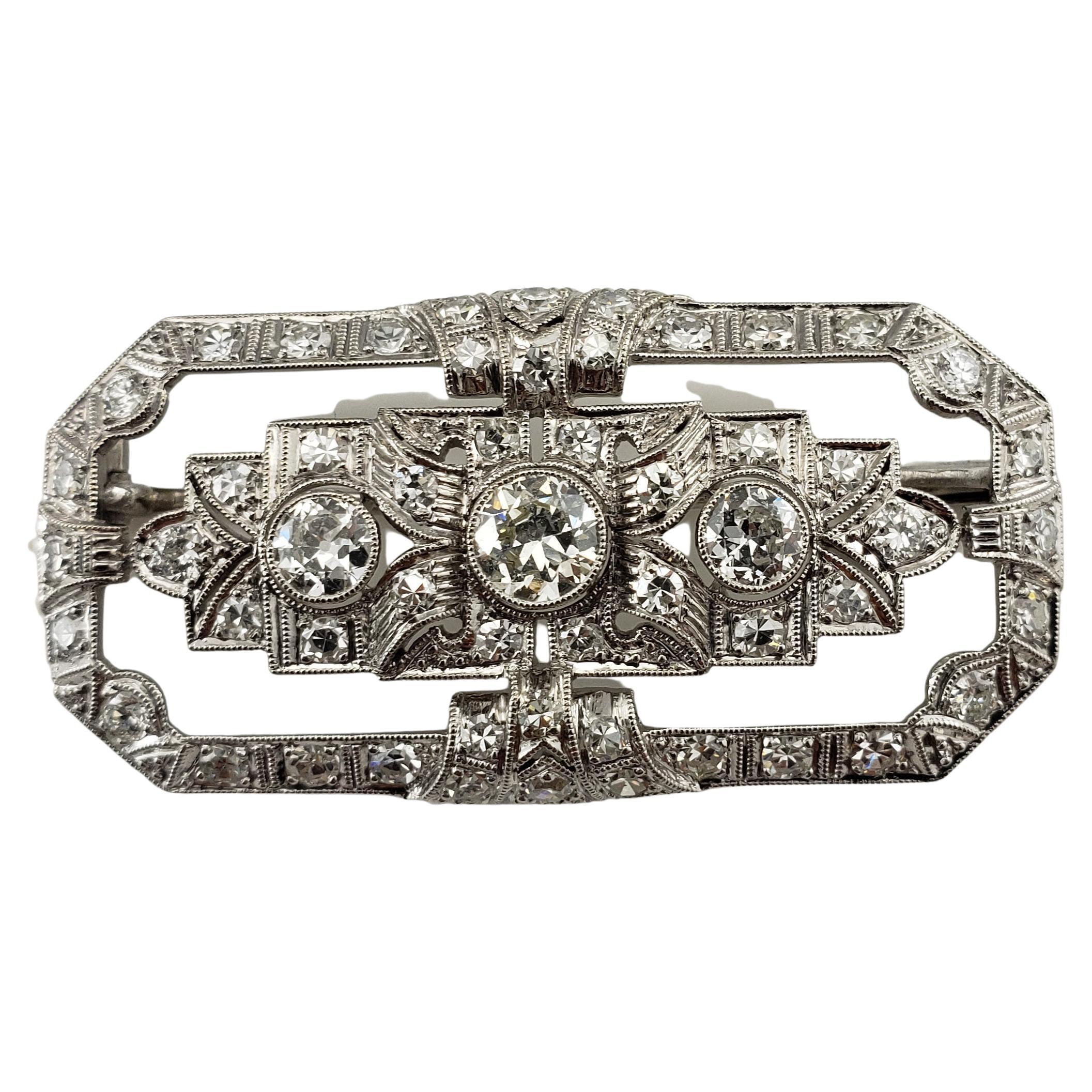 18 Karat White Gold Diamond Spider Brooch Pin For Sale at 1stDibs ...