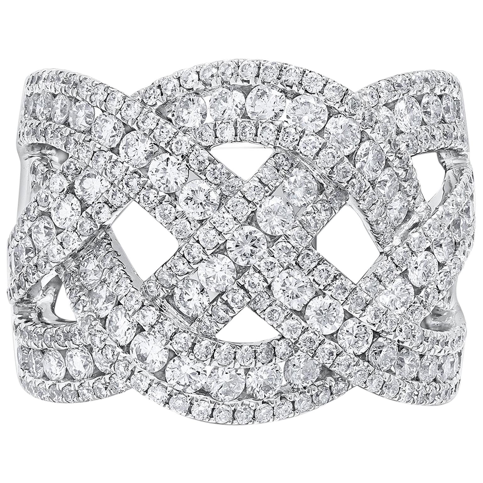 3 Intertwined Bands - 6 For Sale on 1stDibs