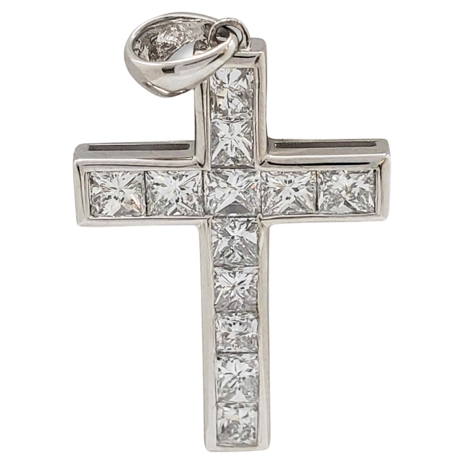 David Yurman 18 Karat Gold Cable Cross Pendant For Sale at 1stDibs ...