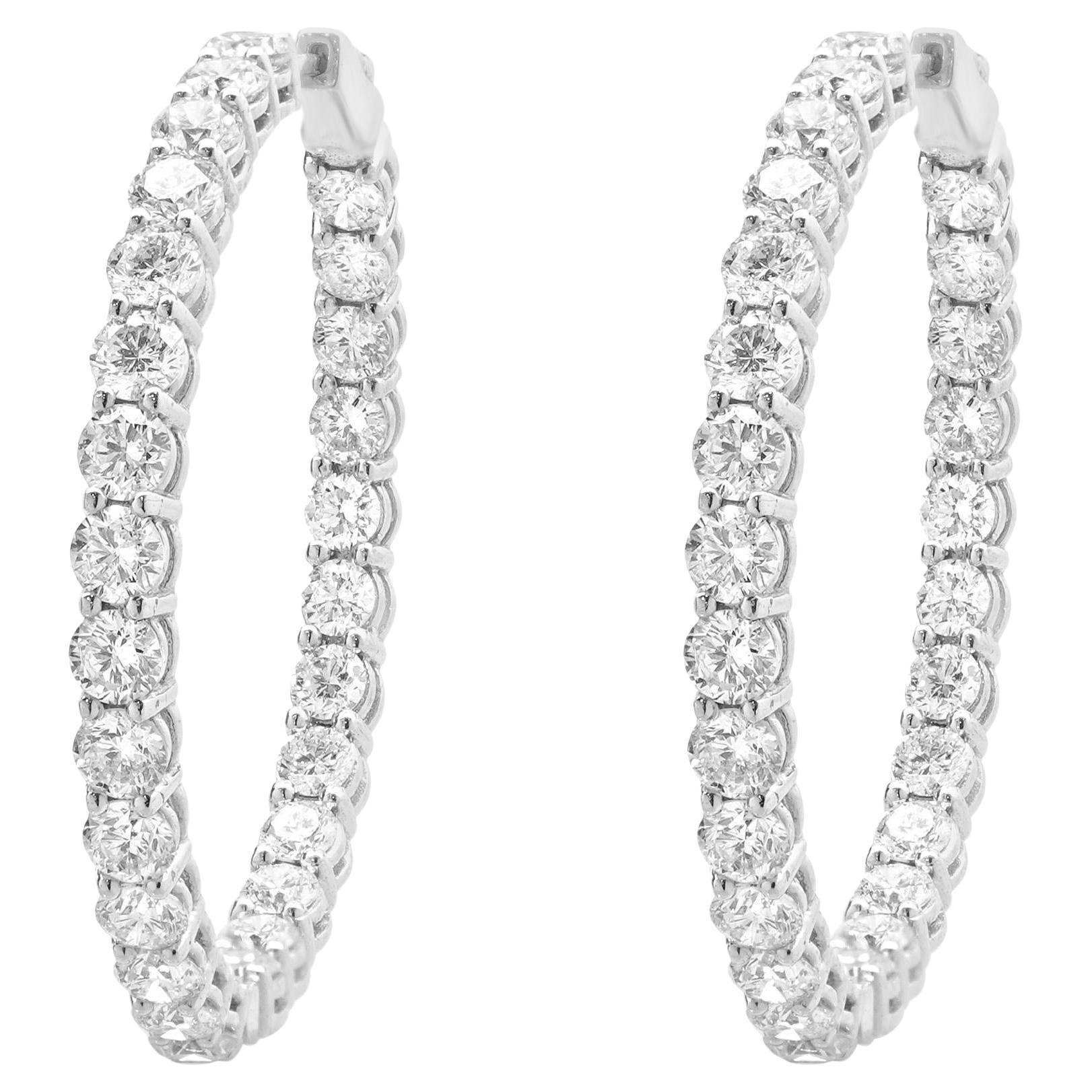Goshwara Inside-Outside Diamond Hoop Earrings at 1stDibs