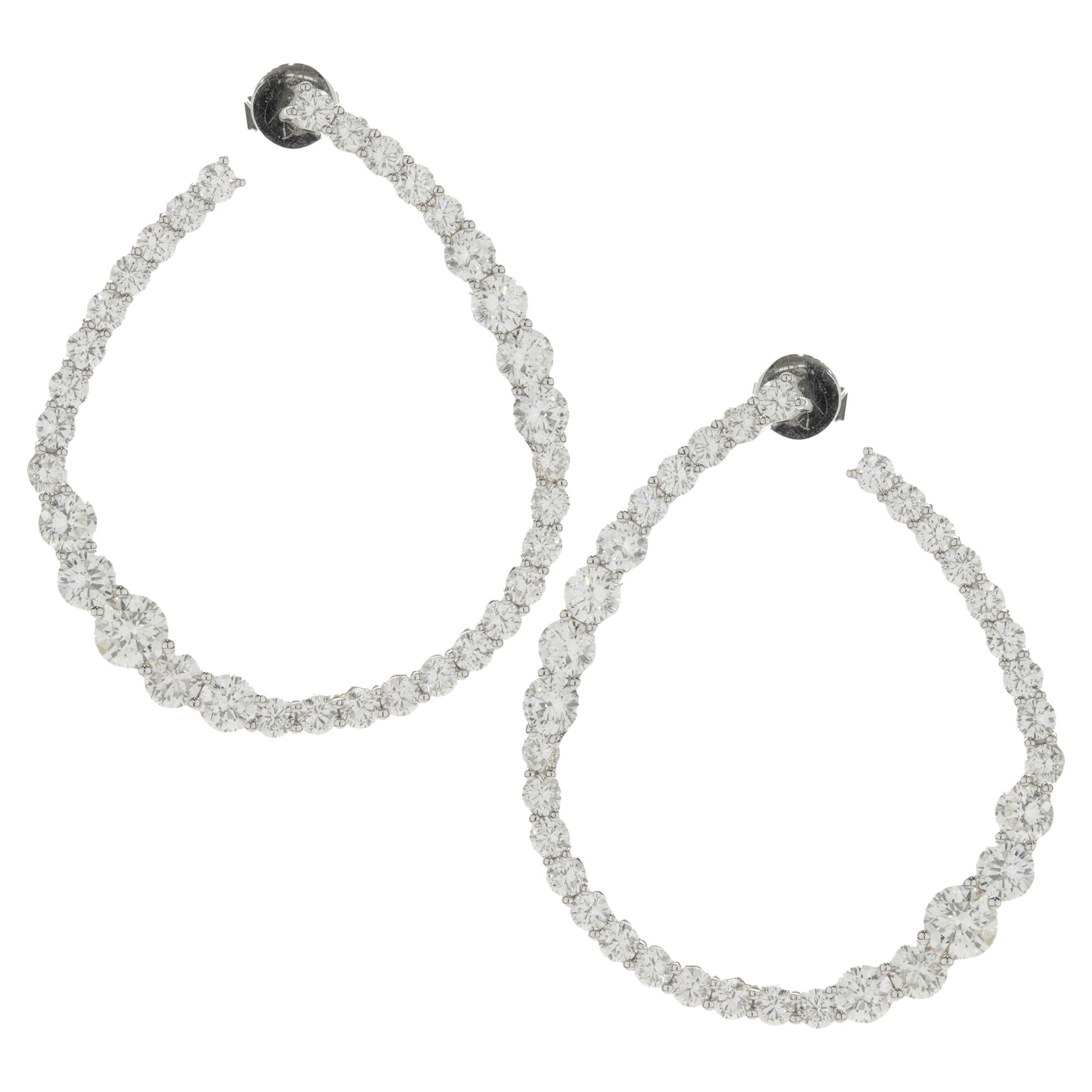 Blockchain Bitcoin Torus Swoop Earrings For Sale (Free Shipping) at 1stDibs