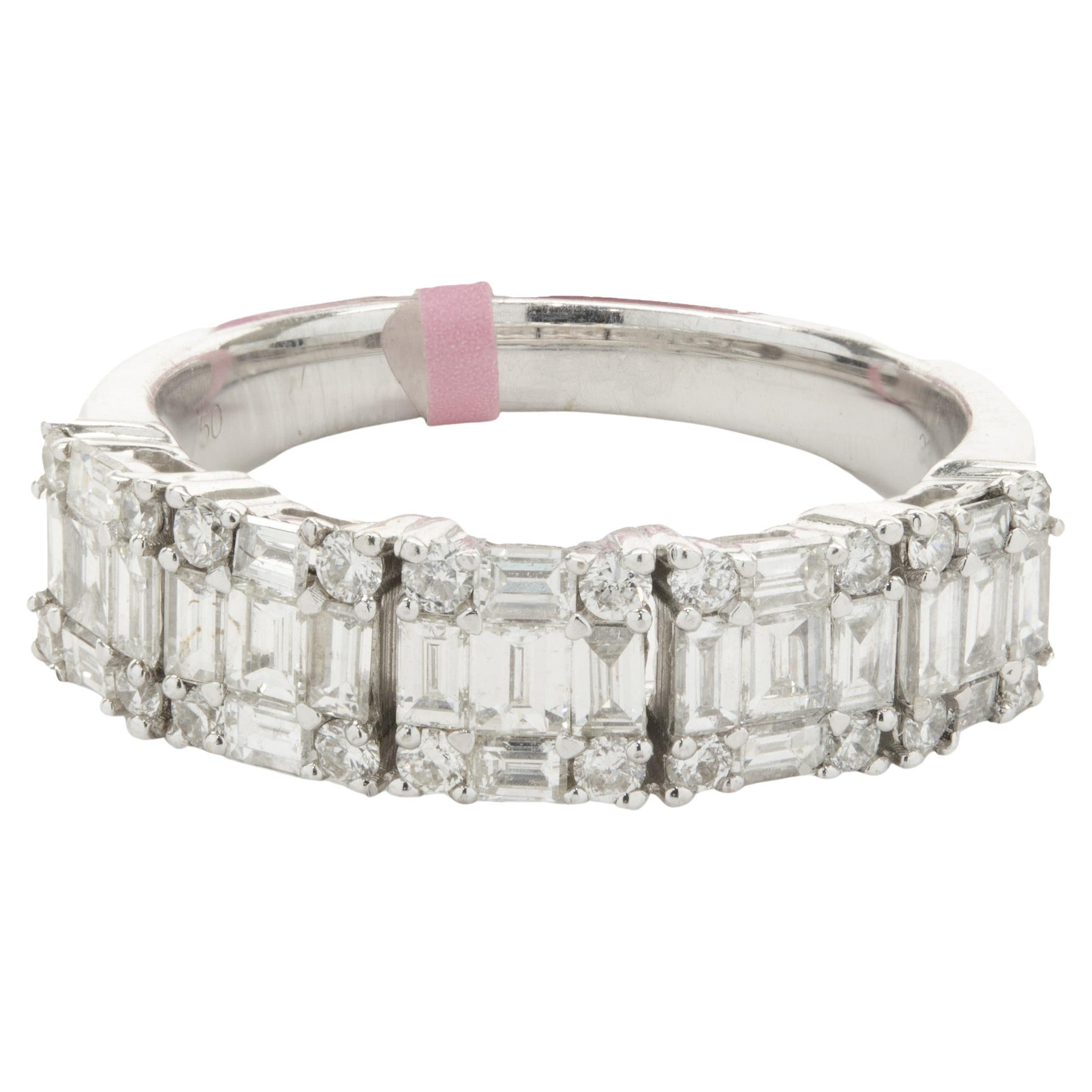 Christopher Designs 18 Karat Five Station L'amour Crisscut Halo Diamond ...