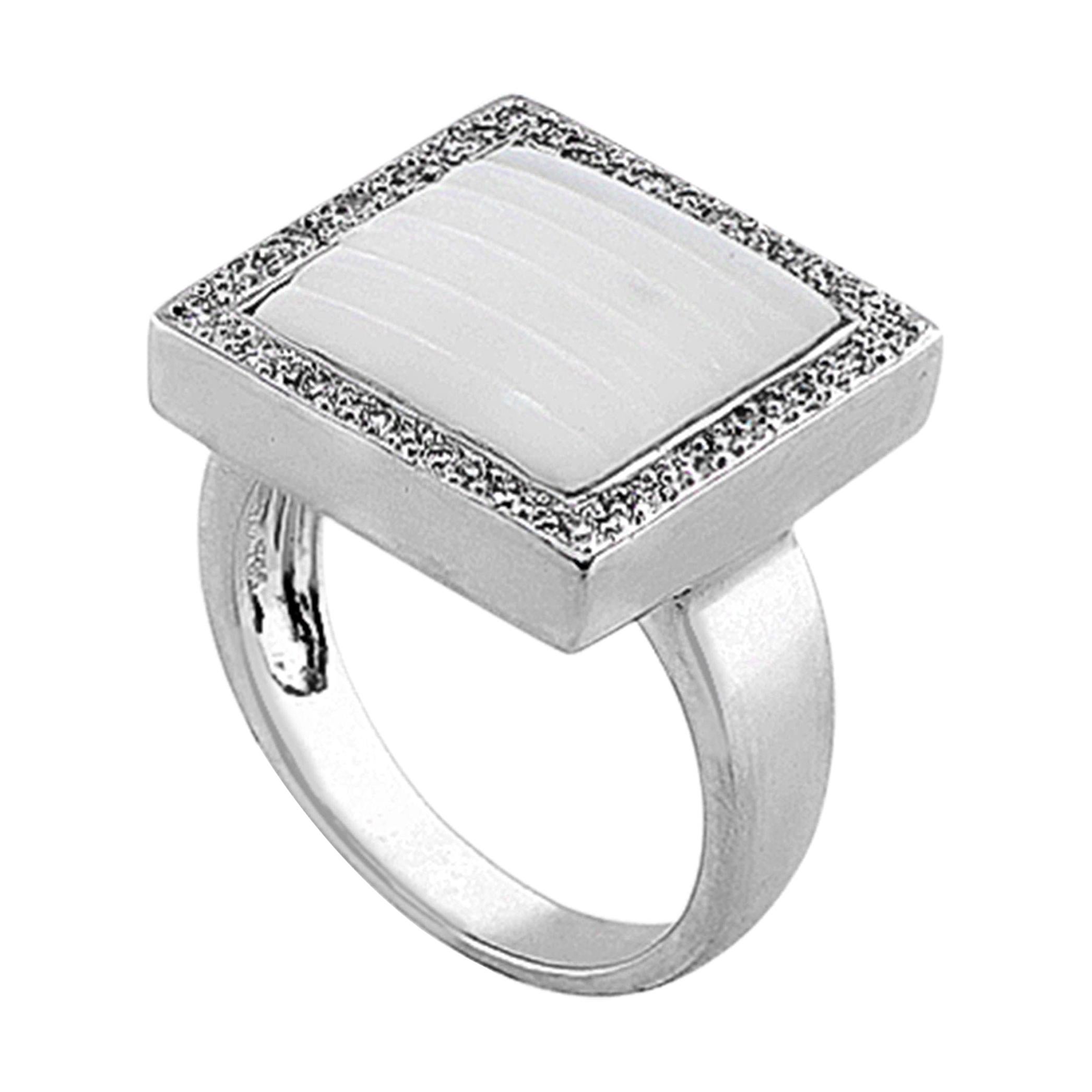 Chimento Noblesse Diamond Mother-of-Pearl 18 Karat Gold Ring at 1stDibs ...