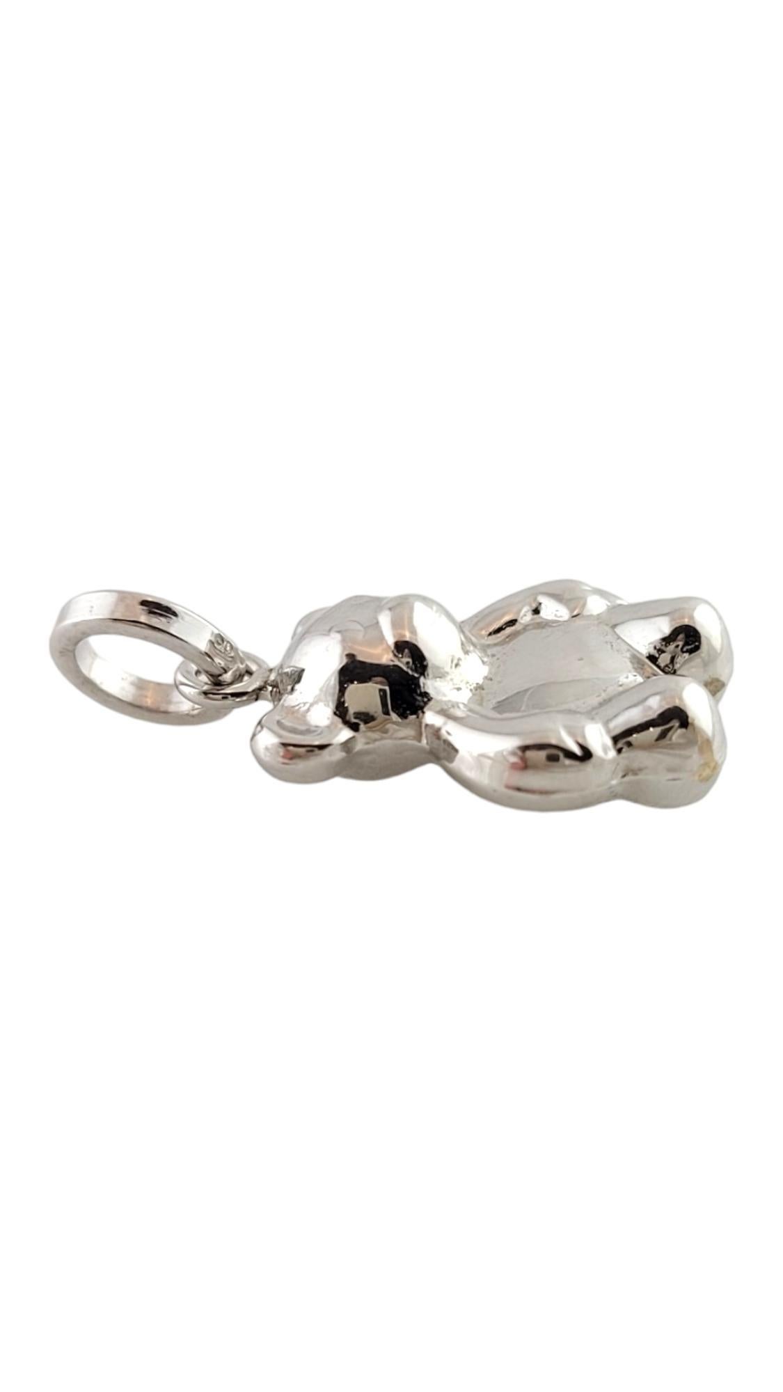 18 Karat White Gold Teddy Bear Charm #18216 For Sale at 1stDibs