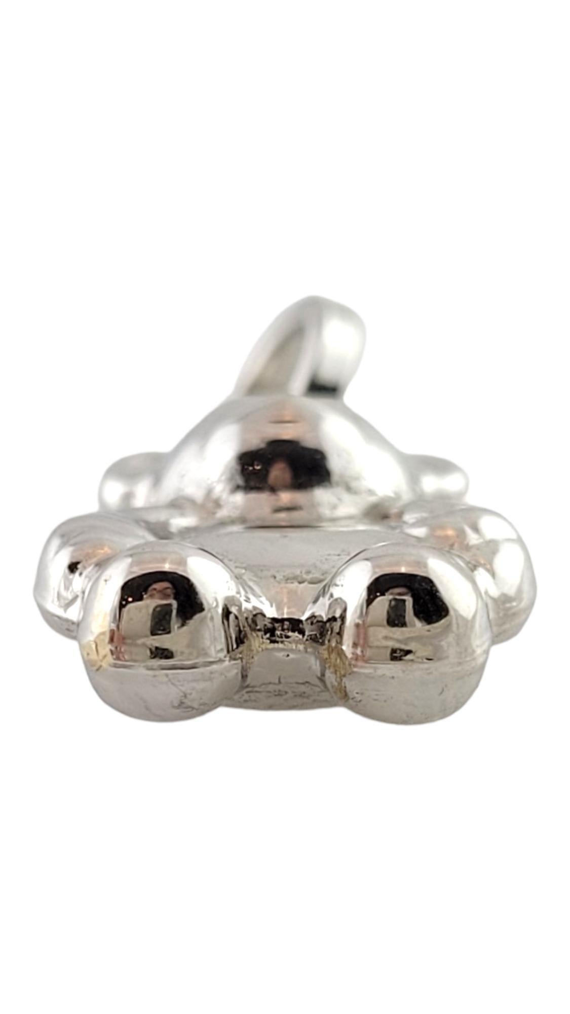 18 Karat White Gold Teddy Bear Charm #18216 For Sale at 1stDibs