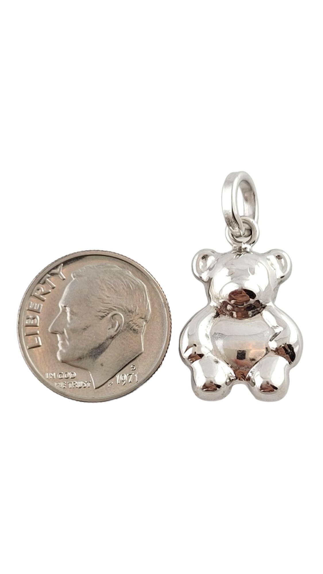 18 Karat White Gold Teddy Bear Charm #18216 For Sale at 1stDibs