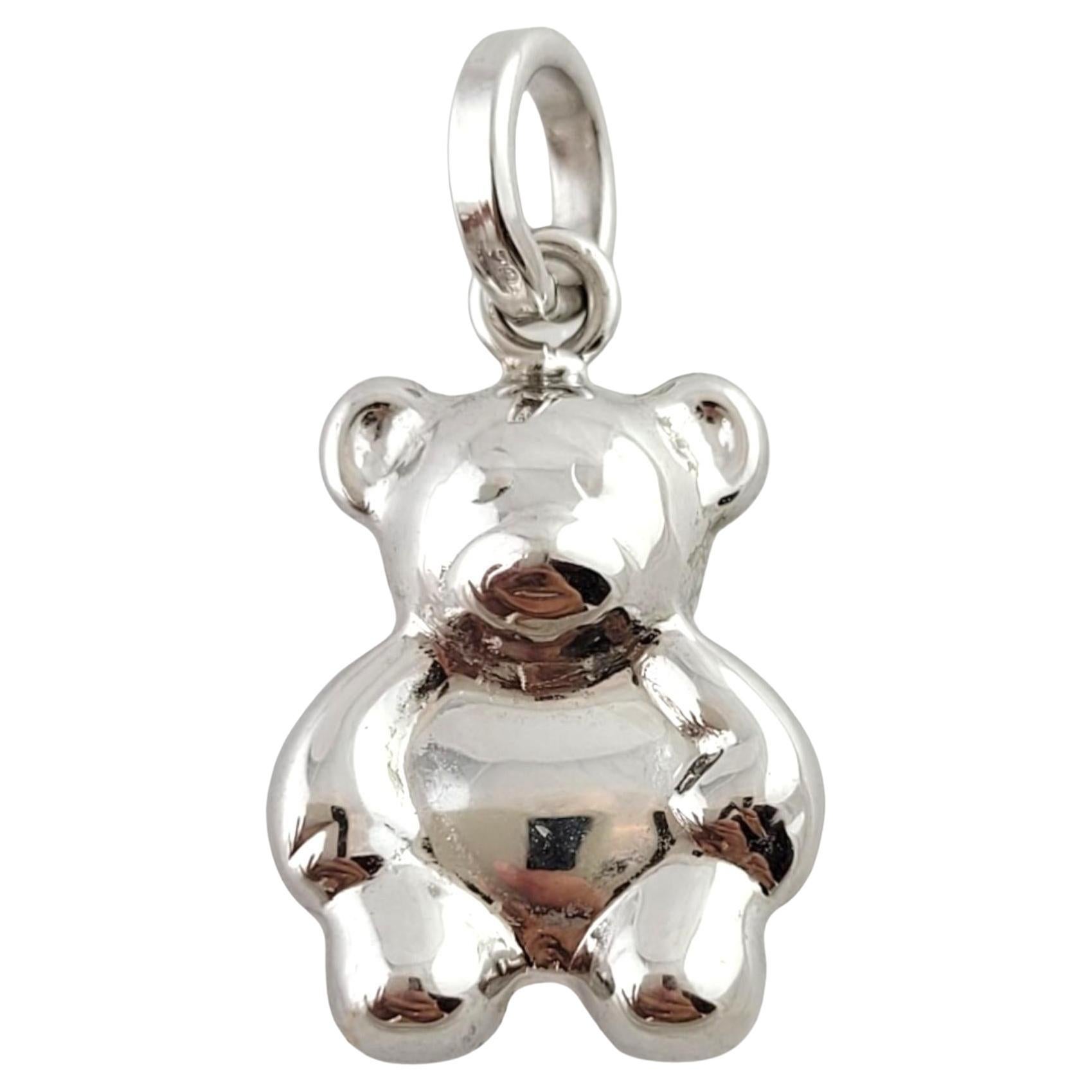 18 Karat White Gold Teddy Bear Charm #18216 For Sale at 1stDibs