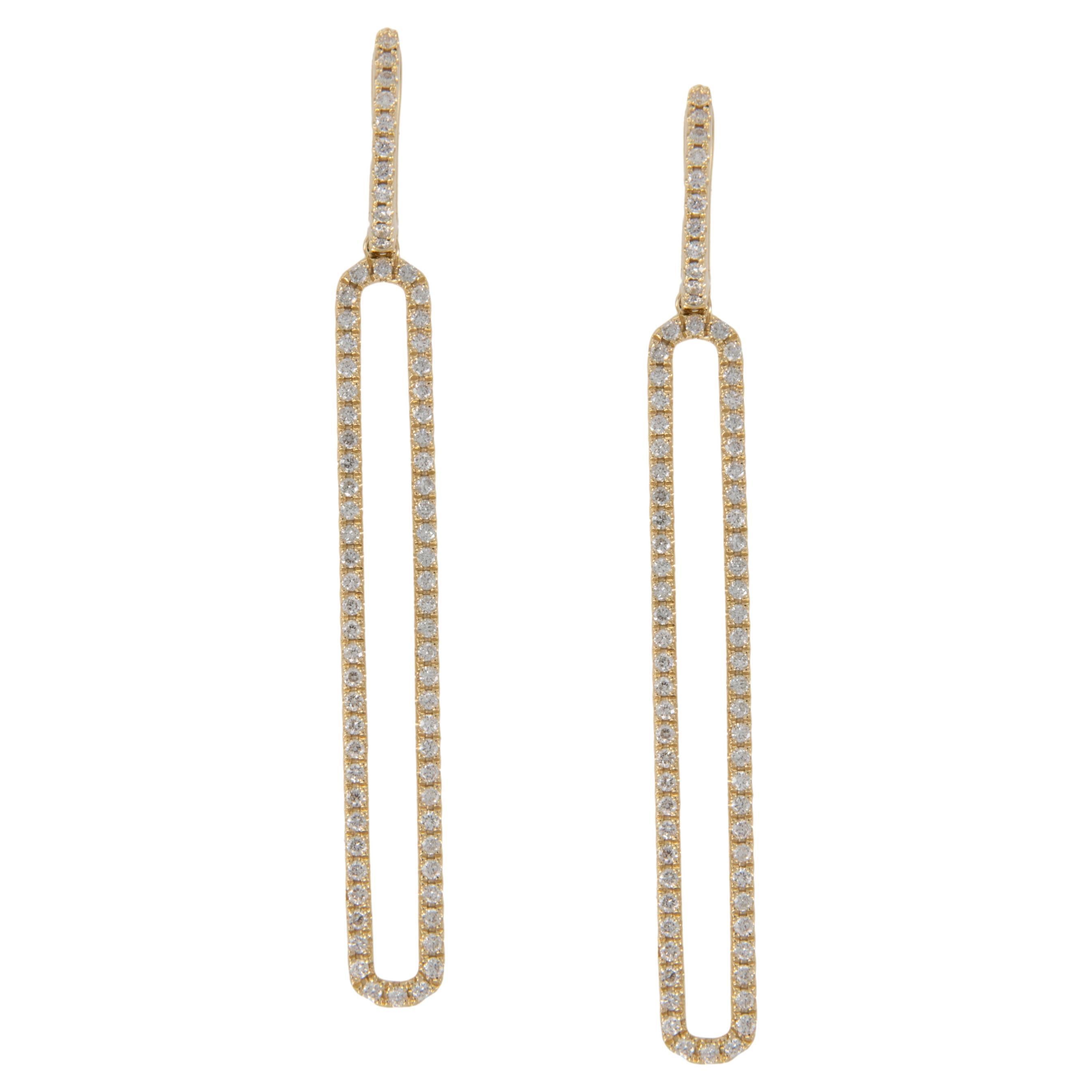 18 Karat Yellow Gold Lapis Lazuli Diamond Evil Eye Dangle Earrings For ...