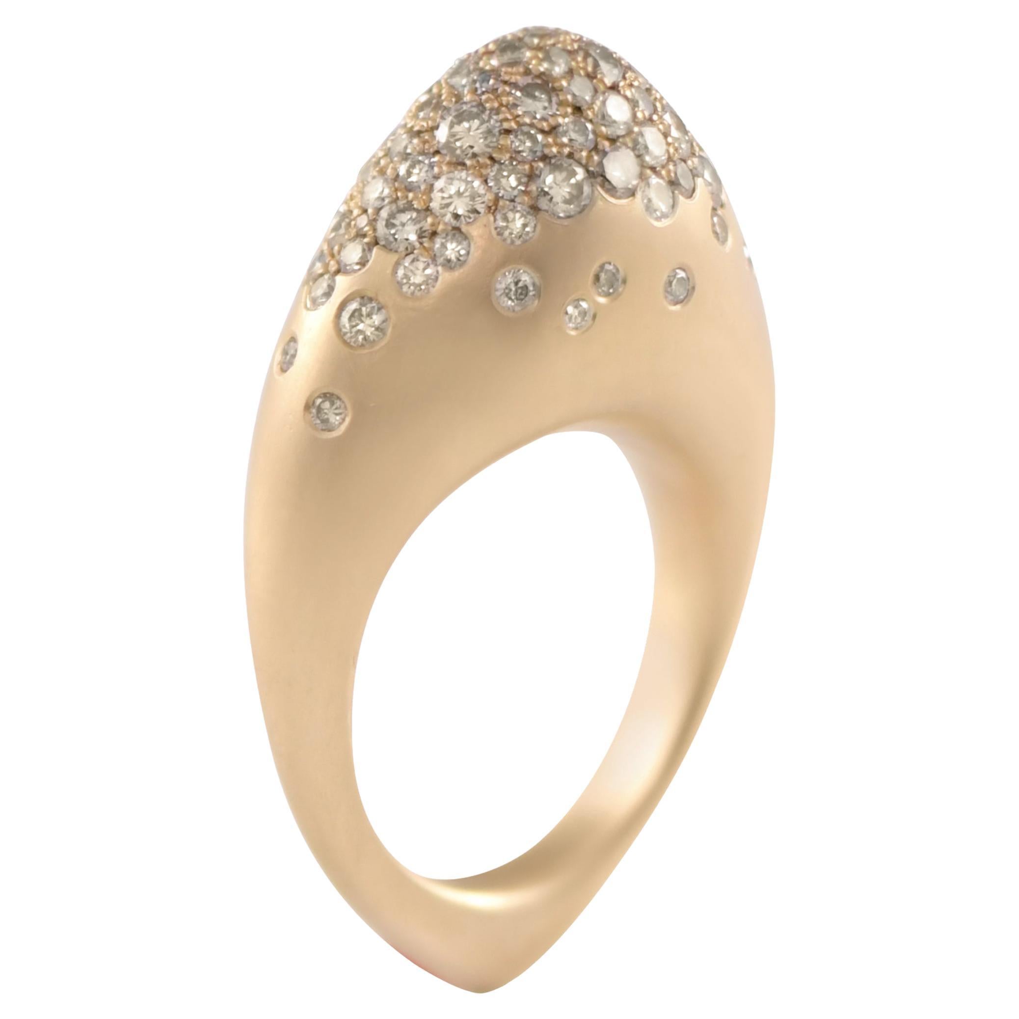 Nada Ghazal’s One-of-a-kind Handmade 18 Karat Yellow Gold Diamond Fuse ...