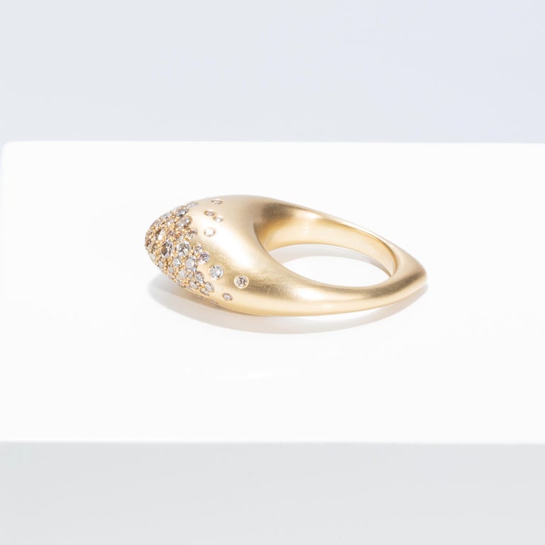 Nada Ghazal’s One-of-a-kind Handmade 18 Karat Yellow Gold Diamond Fuse ...