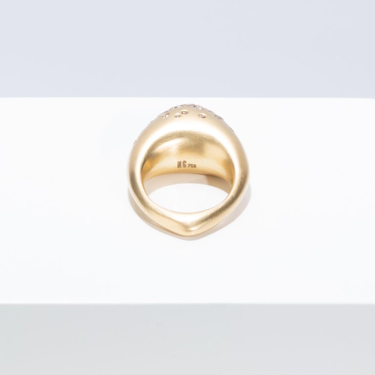 Nada Ghazal’s One-of-a-kind Handmade 18 Karat Yellow Gold Diamond Fuse ...