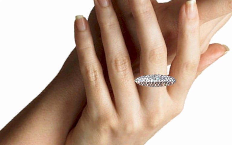 Customizable 18 Karat Yellow Gold and Platinum Campagne Diamonds and ...