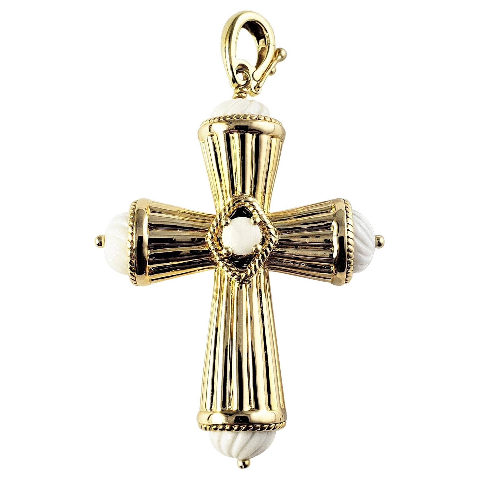 Theo Fennell 18 Carat Yellow Gold Cross Pendant, British Designer at ...