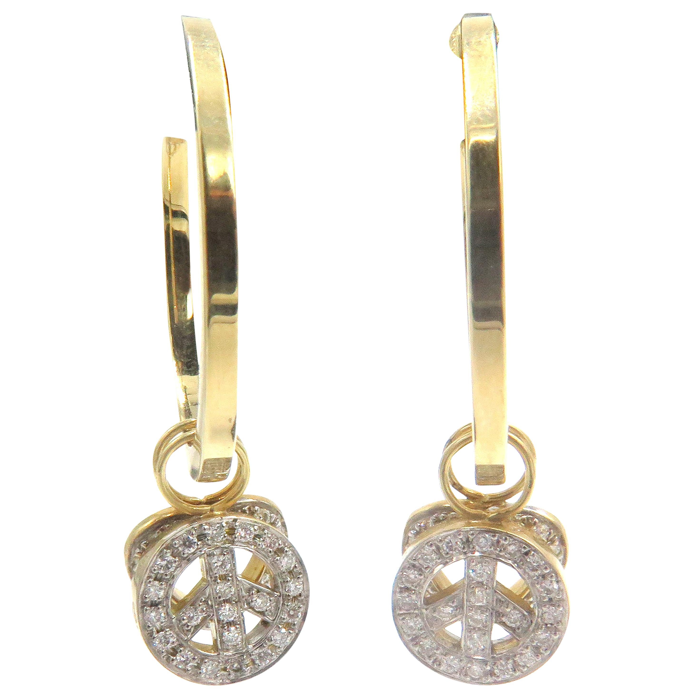 18 Karat Gold Rodney Rayner Diamond "Truffle" Collection Earrings For ...