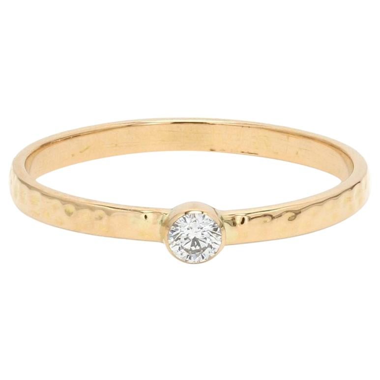 Alex Jona 18 Karat Yellow Gold Spaghetti Ring Band For Sale at 1stDibs