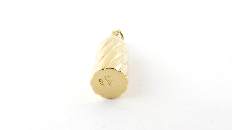 18 Karat Yellow Gold Pepsi Bottle Charm at 1stDibs