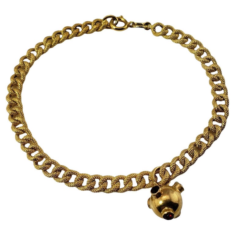 18 Karat Yellow Gold Sputnik Bracelet For Sale at 1stDibs