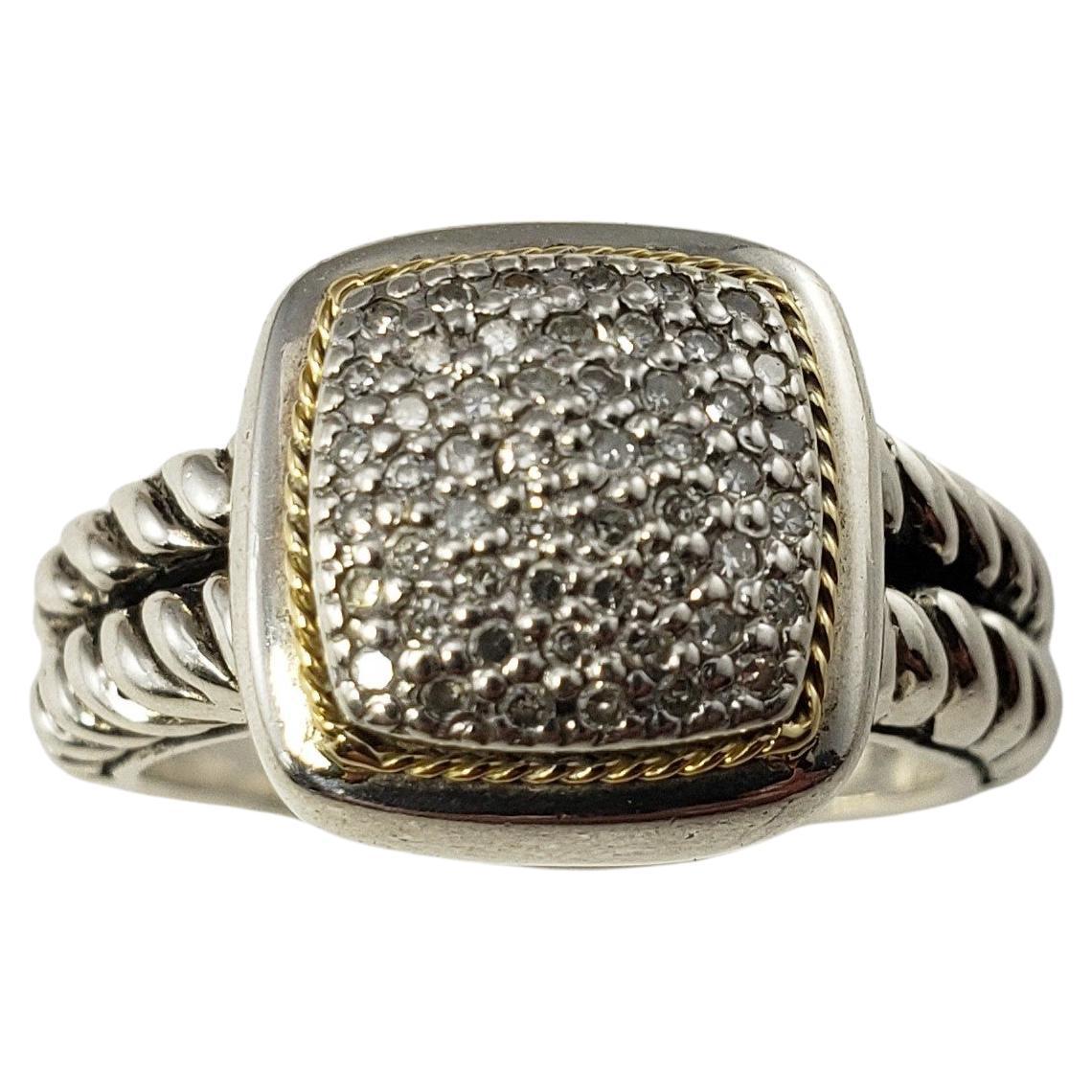 Diamond Sterling Silver Gold Spider Ring For Sale at 1stDibs | spider ...