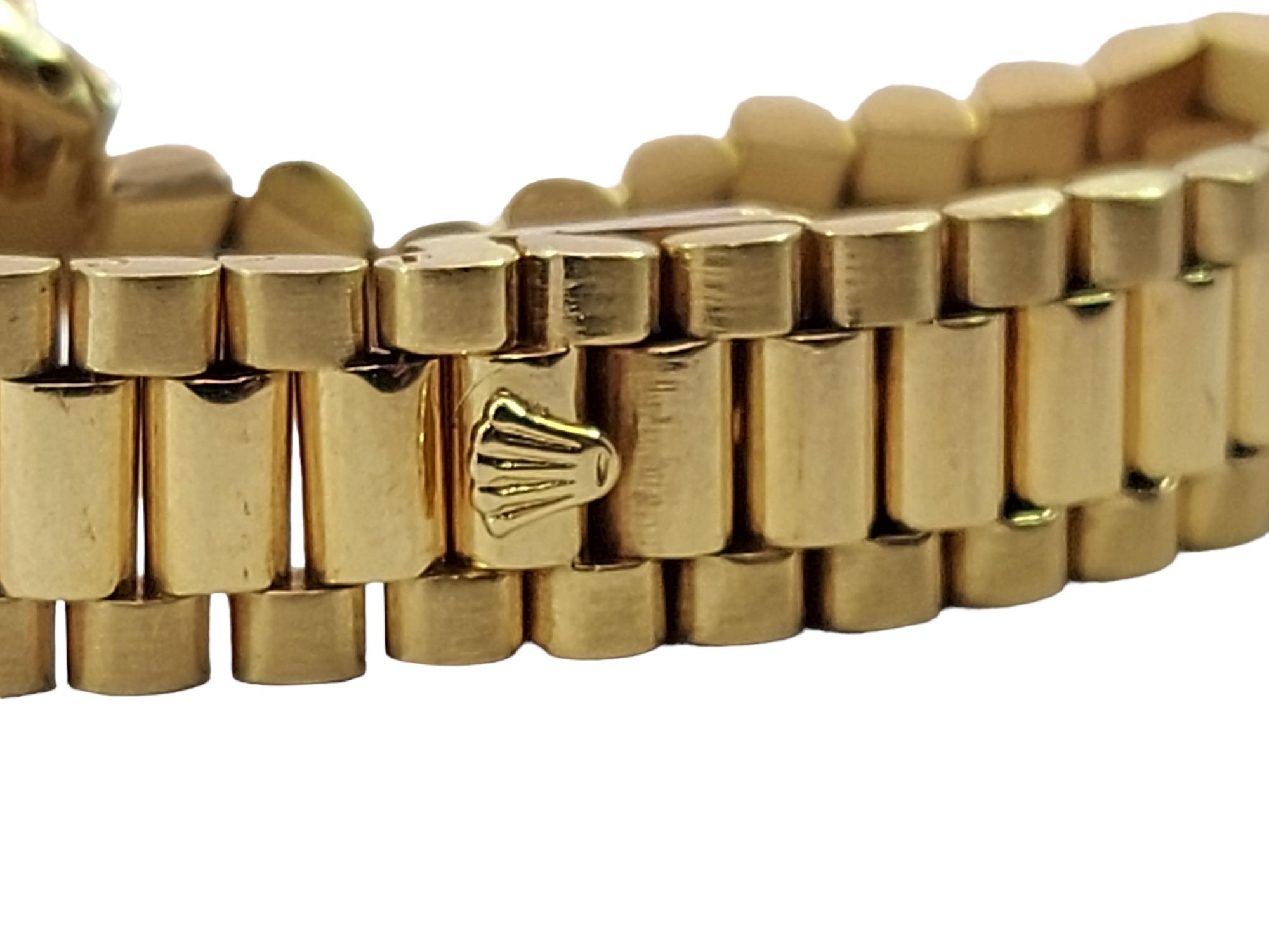 18 Karat Full Gold Rolex Automatic Lady Wrist Watch Ref 6619 For Sale ...