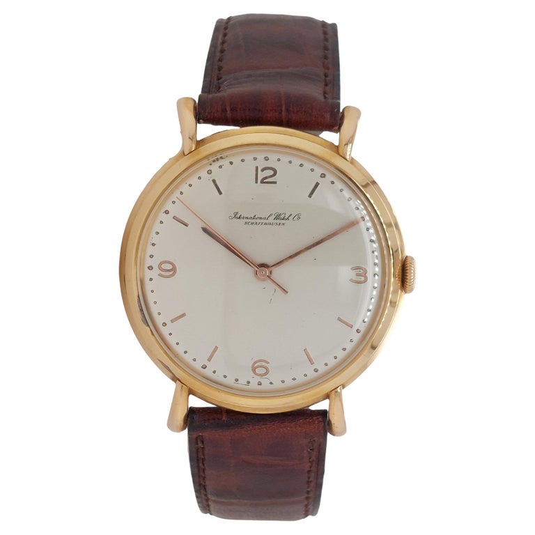 18 Kt Gold IWC Vintage Wrist Watch Caliber Rare 89, Fancy Lugs For Sale ...