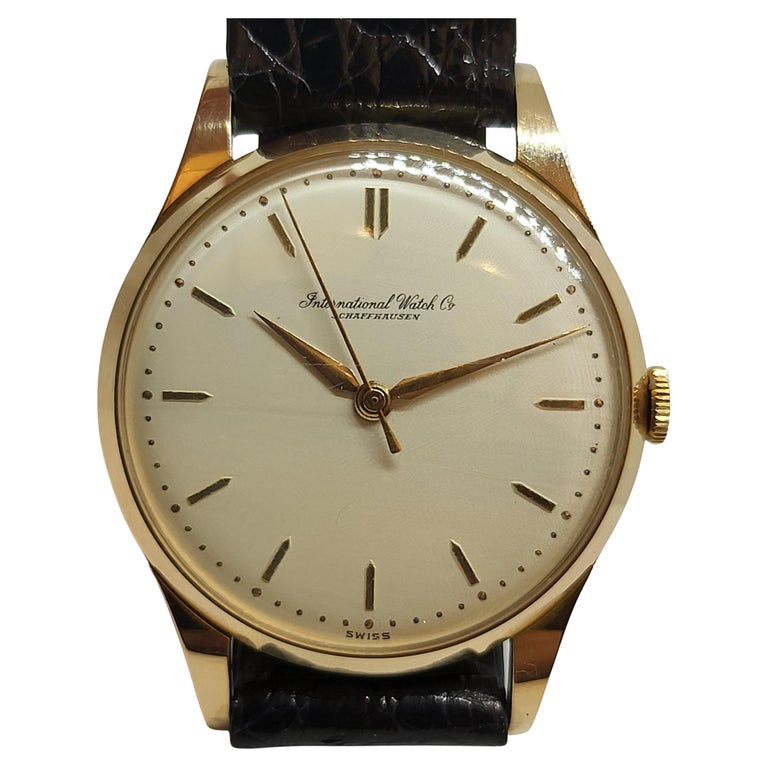 18 Kt Gold IWC Wrist Watch Caliber 89, Calatrava For Sale at 1stDibs
