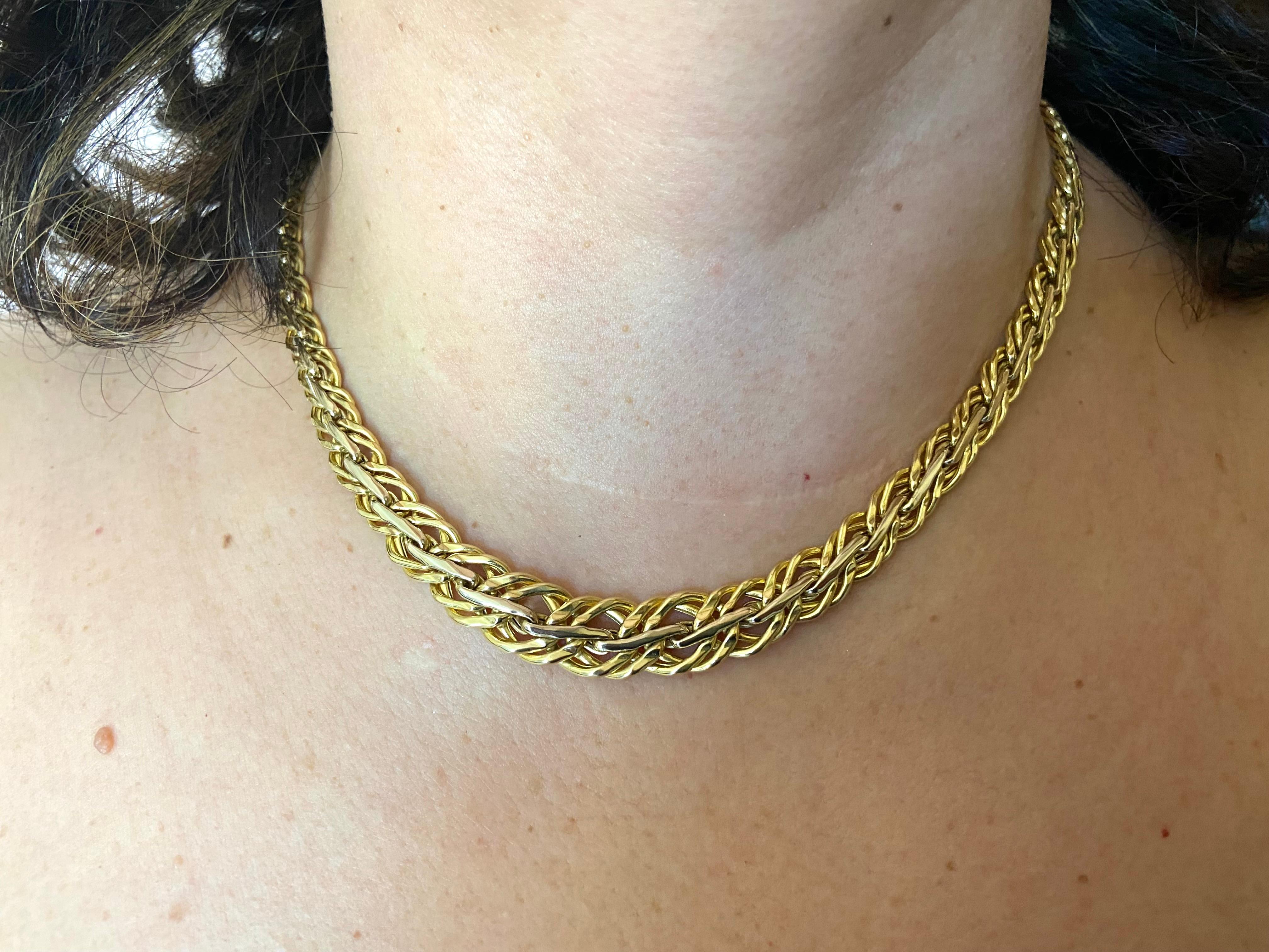 18 Kt Gold Necklace, Made in Italy at 1stDibs